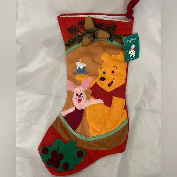 Disney | Holiday | New Disney 995 Christmas At Our House Stocking Pooh ...